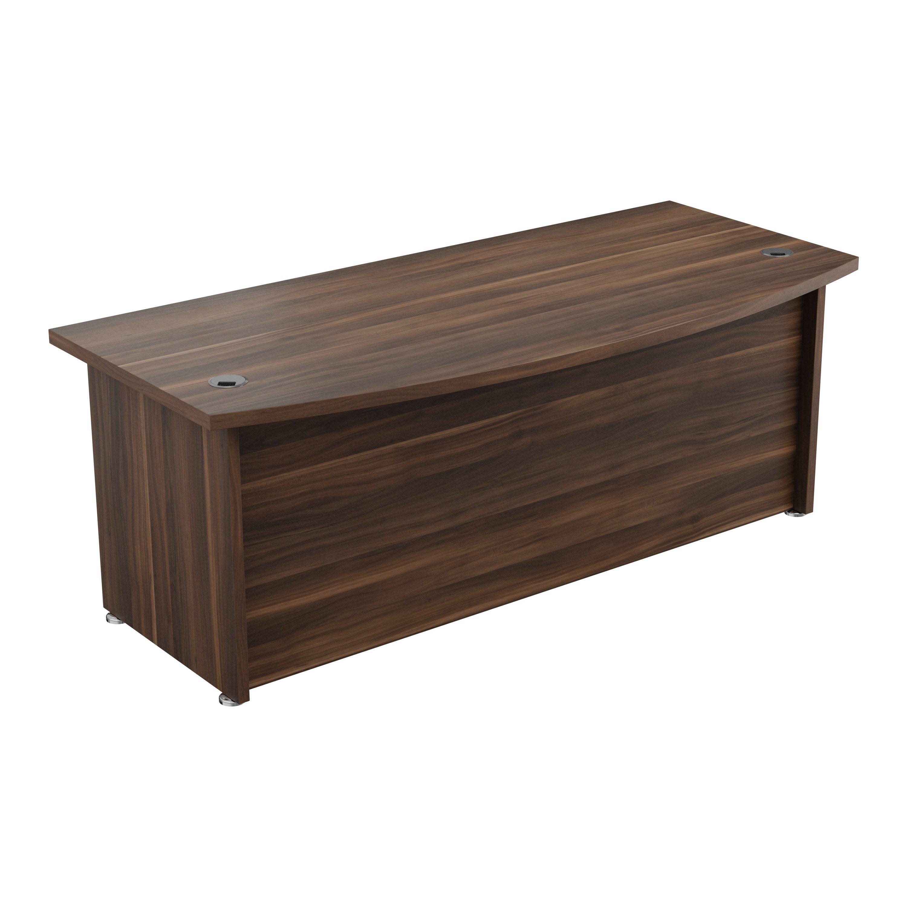 Regent Bow Fronted Executive Desk | Flogit2us.com